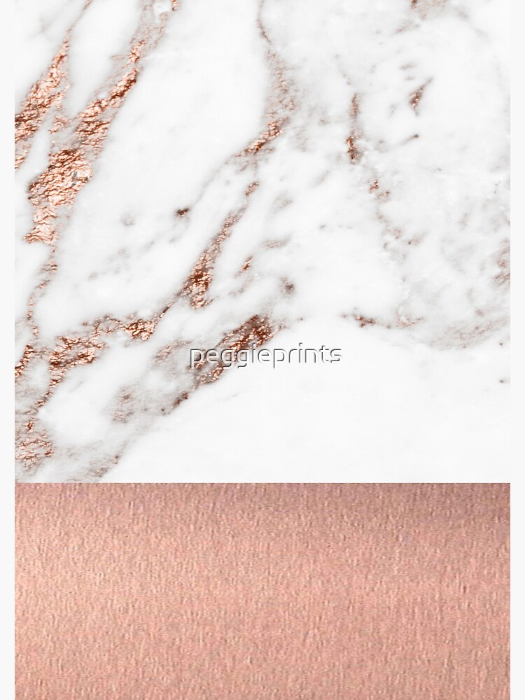 "Rose gold marble and foil" Spiral Notebook for Sale by peggieprints ...