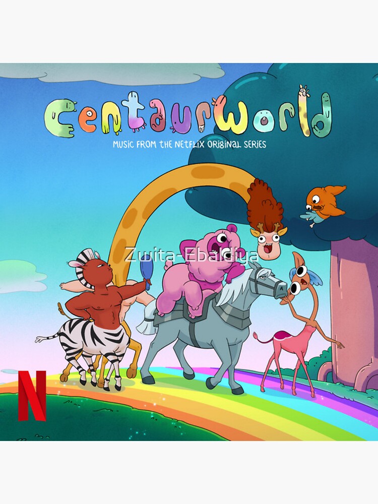 "Centaurworld" Sticker for Sale by Zwita-Ebaldiya | Redbubble