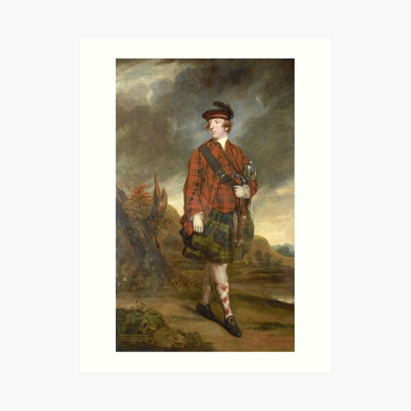 "Joshua Reynolds - John Murray, 4th Earl Of Dunmore" Art Print by ...