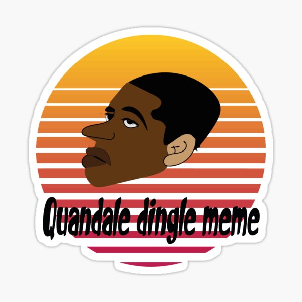 "Quandale Dingle Meme" Sticker for Sale by Goreda | Redbubble