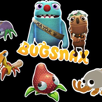 Sticker for Sale avec l'œuvre « Pack d'illustrations de fans de Bugsnax ...