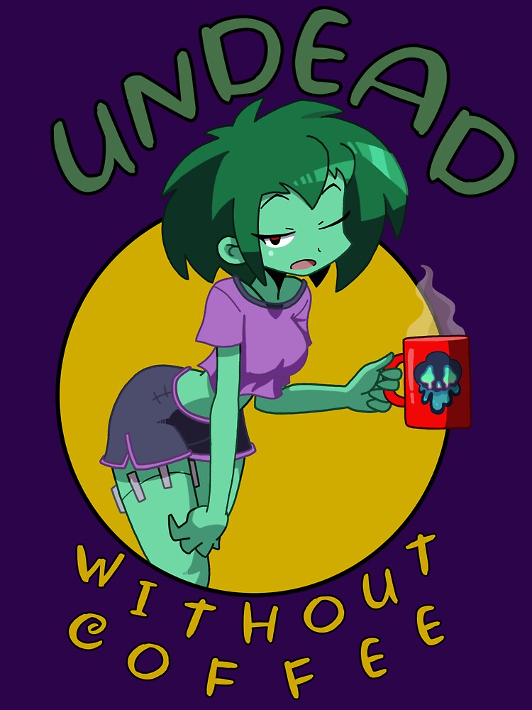 "Undead Without Coffee" Essential T-Shirt for Sale by Pherf-the-Clown ...