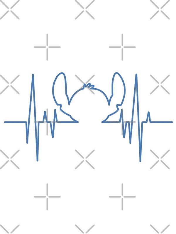 "Stitch heartbeat" by YuriexRuka | Redbubble
