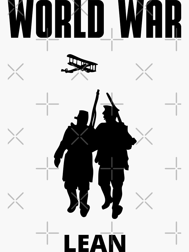 "World war lean" Sticker for Sale by Stalik13 | Redbubble