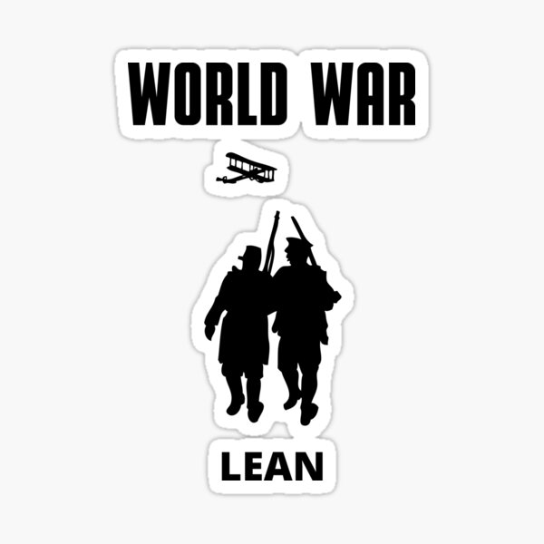 "World war lean" Sticker for Sale by Stalik13 | Redbubble