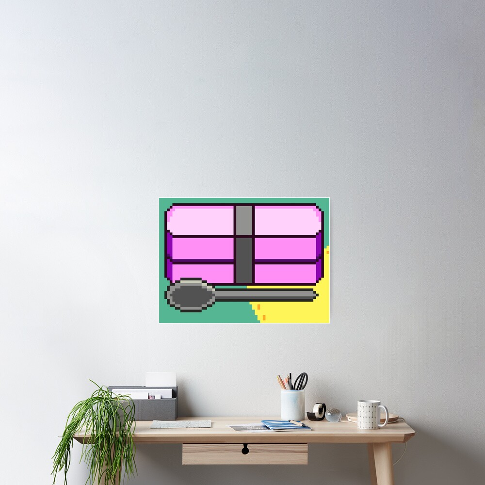 "Pixel Art Bento" Poster for Sale by BeanBunny | Redbubble