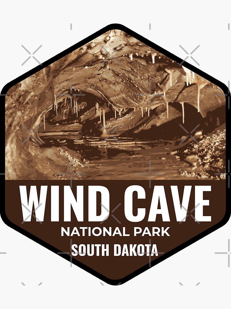 "wind cave national park south Dakota" Sticker for Sale by Color-co ...