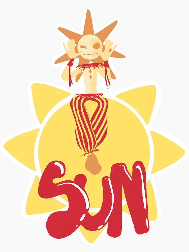 "A goofy little sun" Sticker for Sale by PastaKiller | Redbubble
