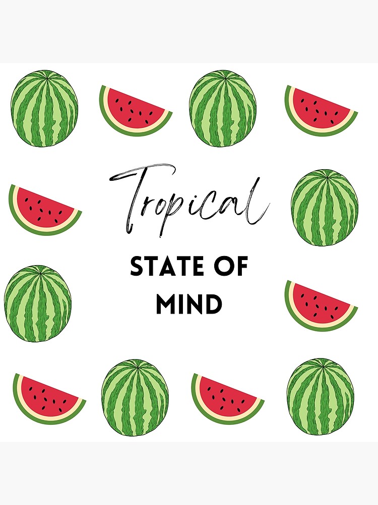 "Tropical State Of Mind" Poster for Sale by Verdensrommet | Redbubble