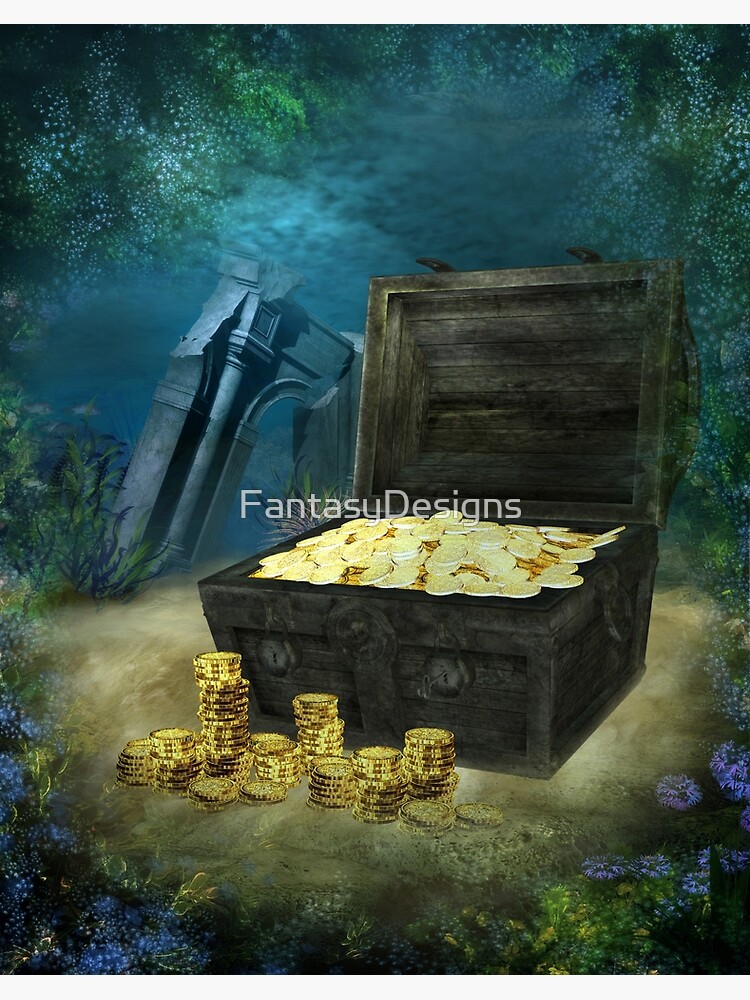 "Treasure Chest" Poster for Sale by FantasyDesigns | Redbubble