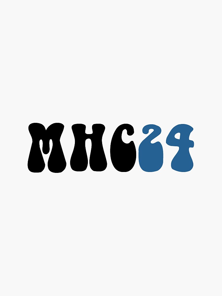 "MHC 2024" Sticker for Sale by nburk3498 | Redbubble