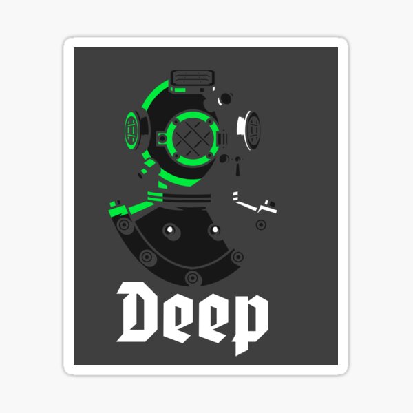 "Deep " Sticker for Sale by Walidmoustafa1 | Redbubble