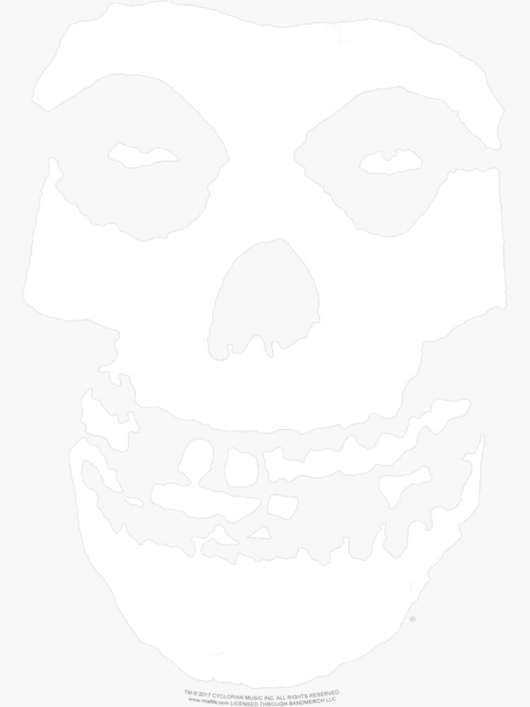"Mens Misfits Fiend Skull" Sticker for Sale by mallablmaxcyicf | Redbubble