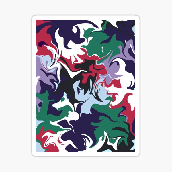 "Deep Winter (Seasonal Color Palette)" Sticker by aaalou | Redbubble