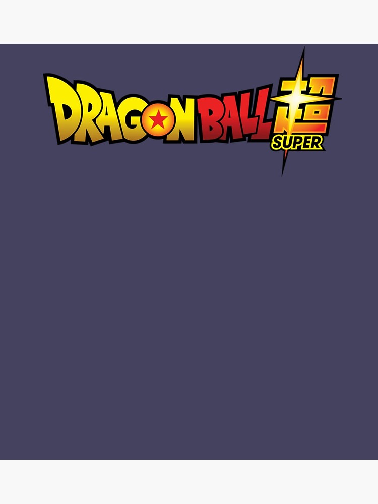 "Dragon Ball Z super logo" Art Print for Sale by AnnabellParker | Redbubble