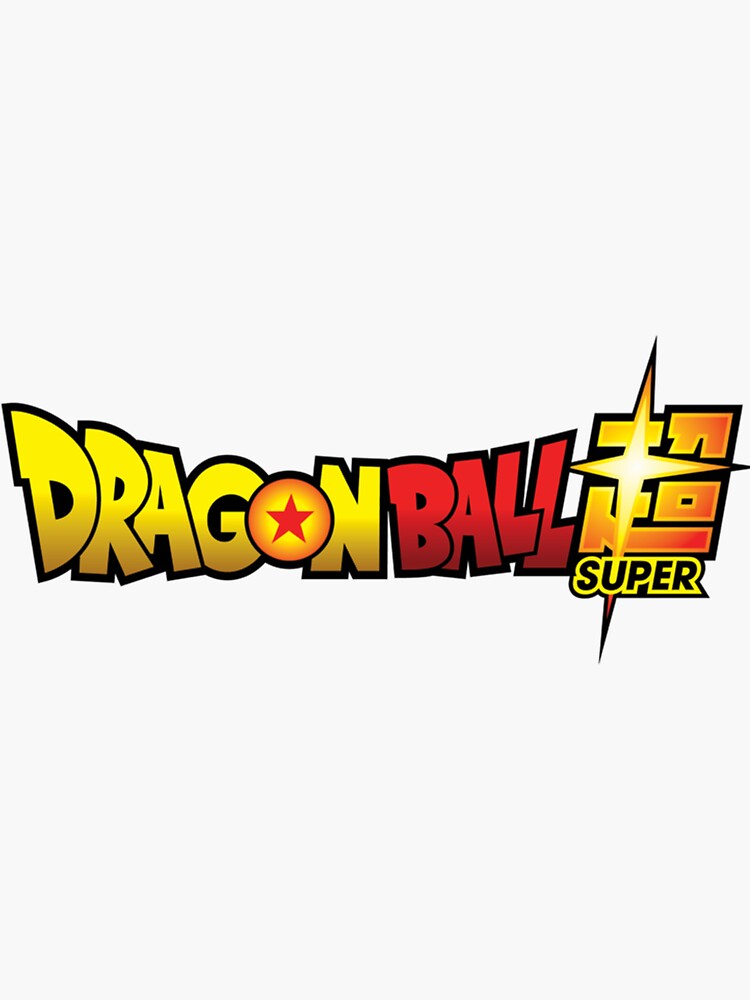 "Dragon Ball Z super logo" Sticker for Sale by AnnabellParker | Redbubble