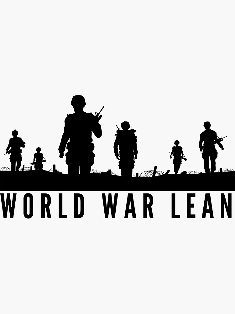 "Copy of world war lean" Sticker for Sale by MovieHub | Redbubble