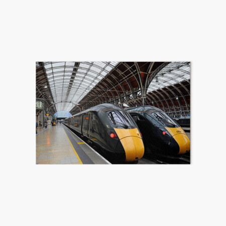 "GWR High Speed Class 800 trains at Paddington Station" Art Board Print ...