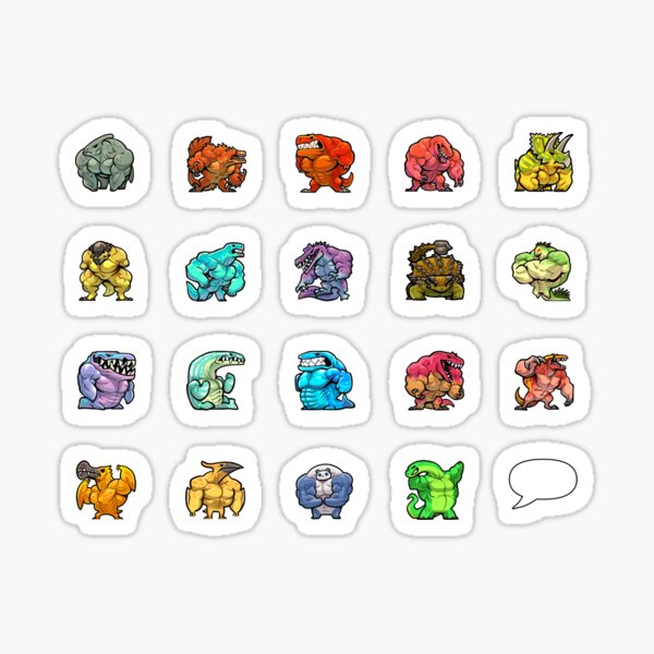 "Stickers - Swole Pack" Sticker for Sale by PandamoniumShop | Redbubble