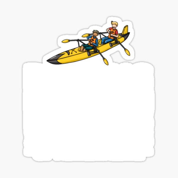 "Rowing boat Workout Canoe Paddle Kayak" Sticker for Sale by ...