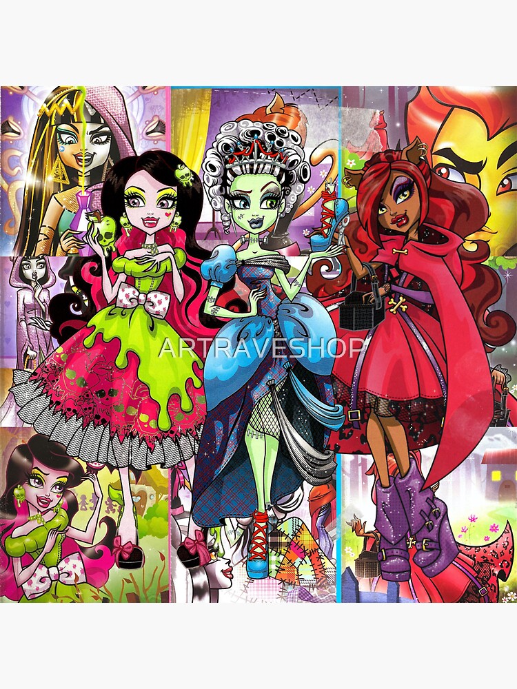 "Scarily Ever After" Sticker for Sale by ARTRAVESHOP | Redbubble