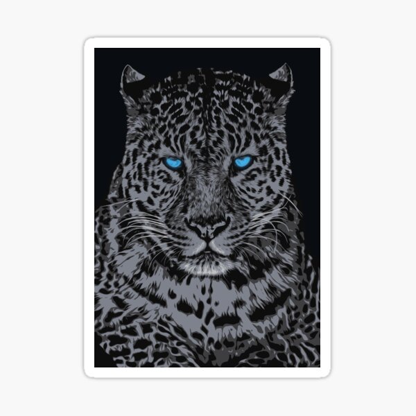 "Giant Amur Leopard " Sticker for Sale by boholoc0 | Redbubble