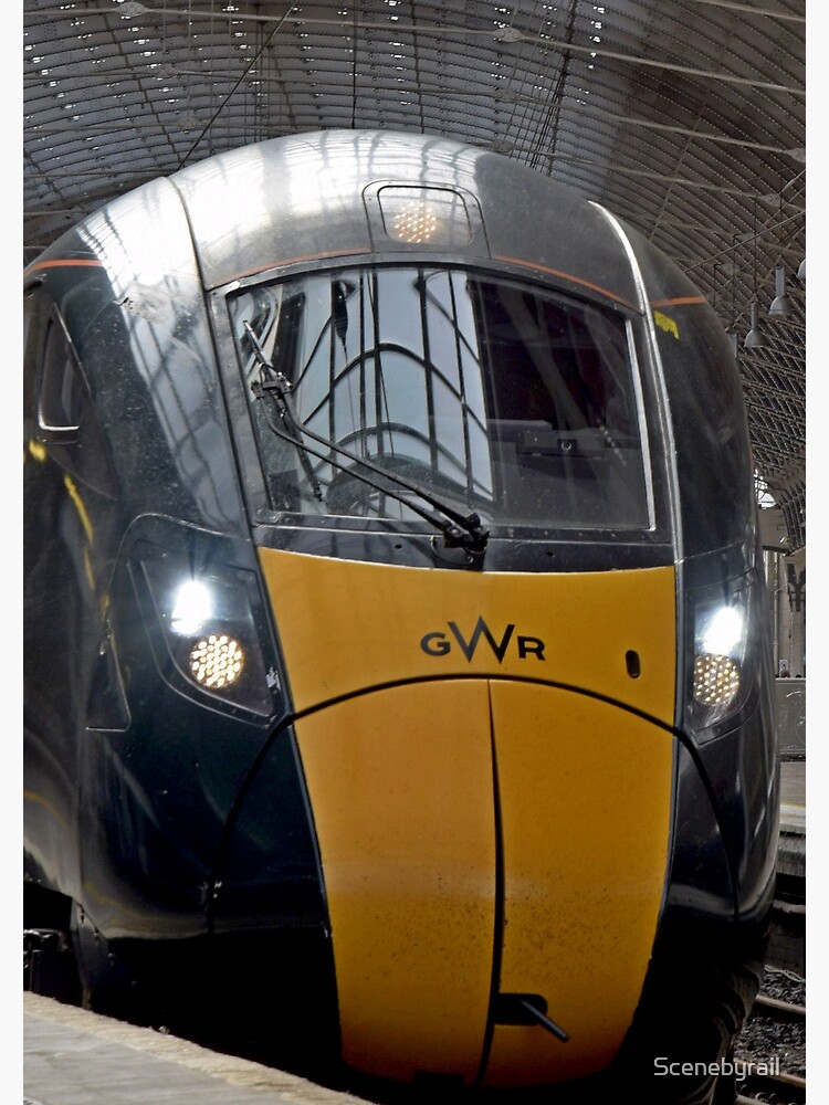 "GWR High Speed Class 800 train at Paddington Station" Spiral Notebook ...