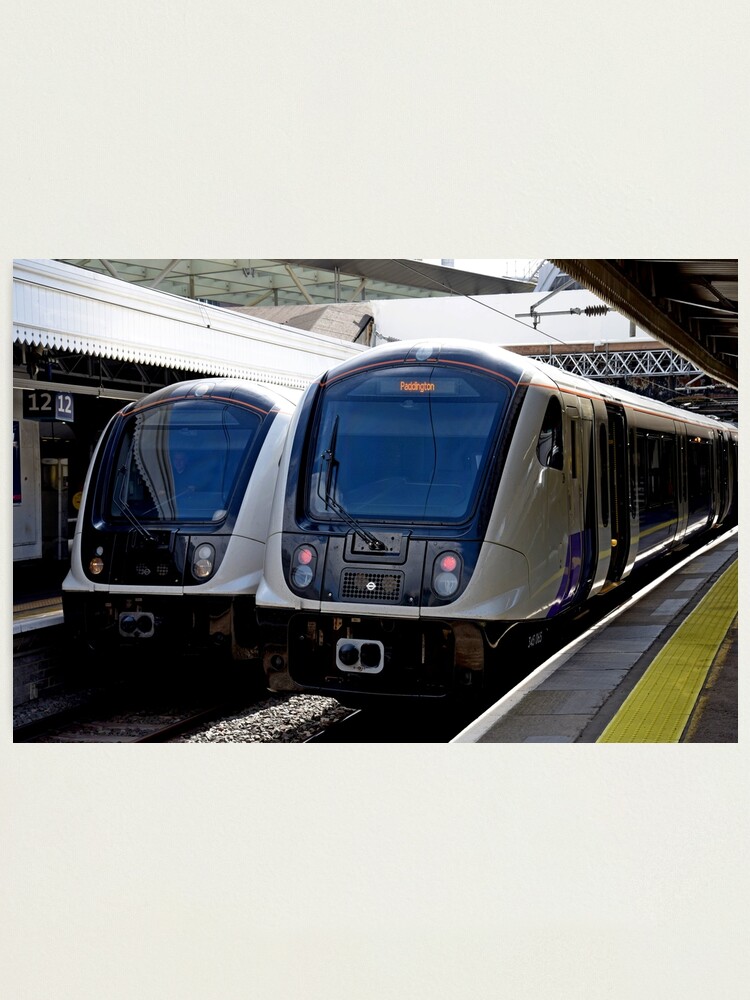 "Class 345 Crossrail Elizabeth Line Trains at Paddington Station ...