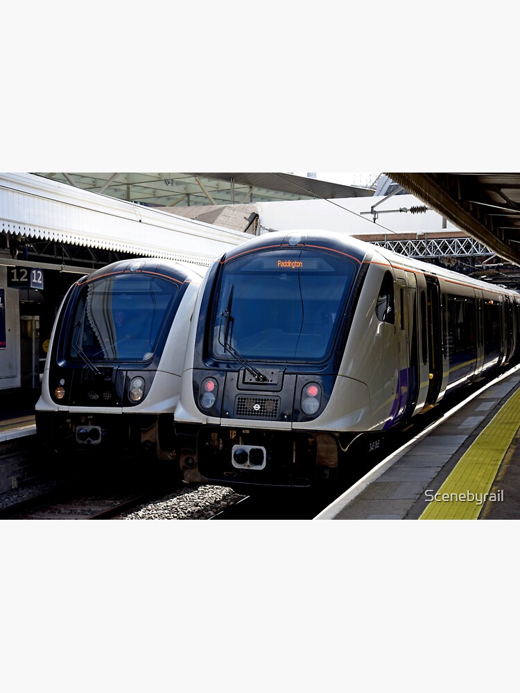 "Class 345 Crossrail Elizabeth Line Trains at Paddington Station ...