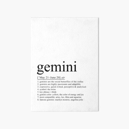 "Gemini Definition, Gemini Zodiac Sign gifts, Astrology gifts, Gemini ...