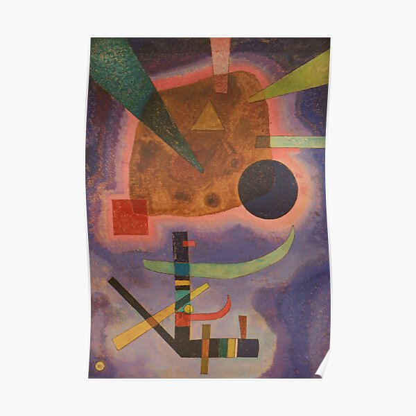 "Wassily Kandinsky - Three Elements (1925)" Poster for Sale by Onodera ...