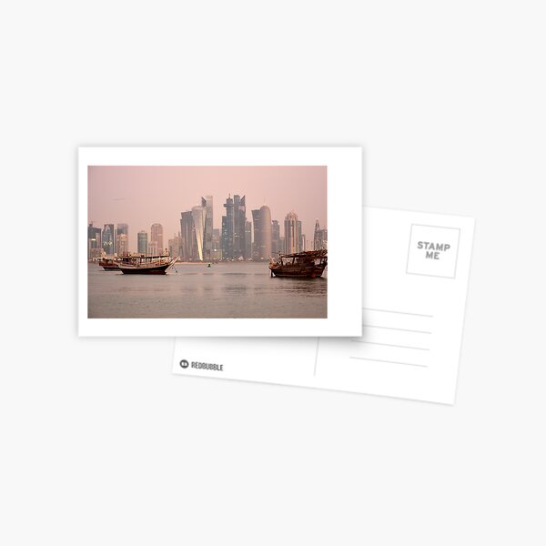 "Doha, Qatar" Postcard for Sale by AlizadaStudios | Redbubble