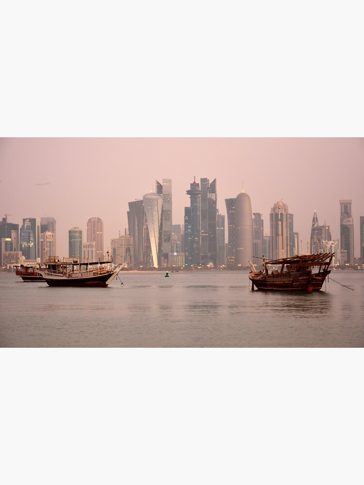 "Doha, Qatar" Sticker by AlizadaStudios | Redbubble