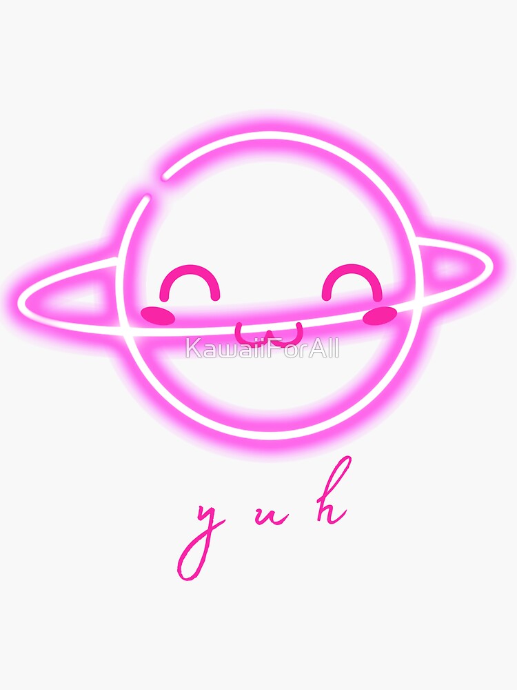 "Yuh Planets " Sticker by KawaiiForAll | Redbubble