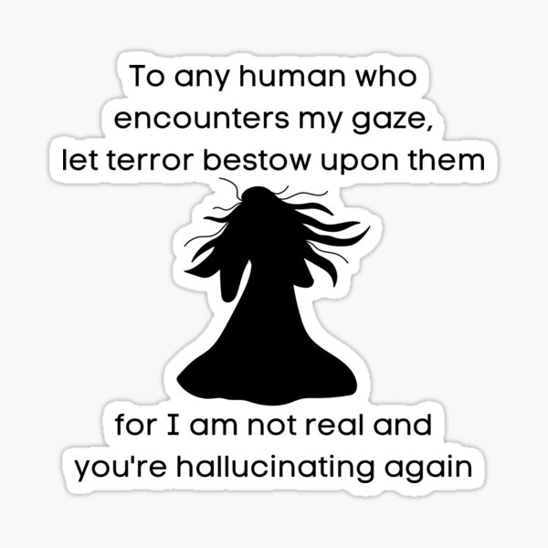 "Banshee spirit, Irish folklore ghost" Sticker by ScienceLover21 ...