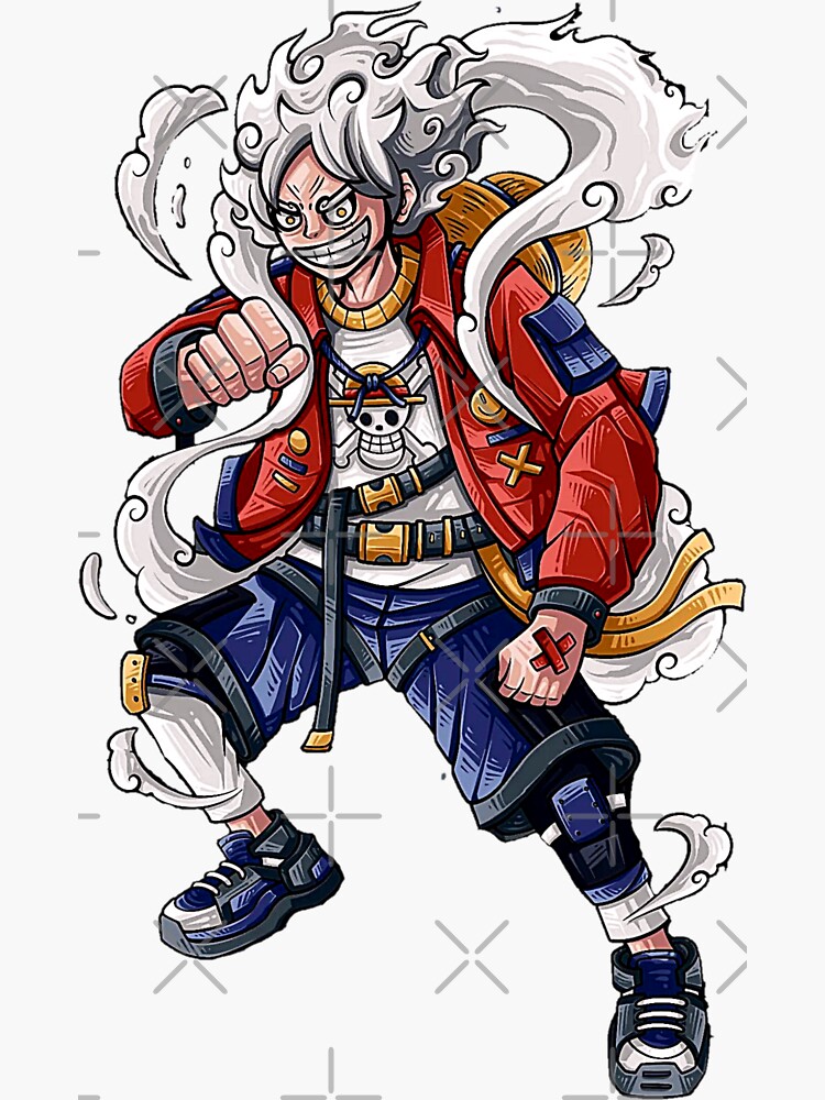 "Awakening Luffy One piece" Sticker by Aeyssa | Redbubble