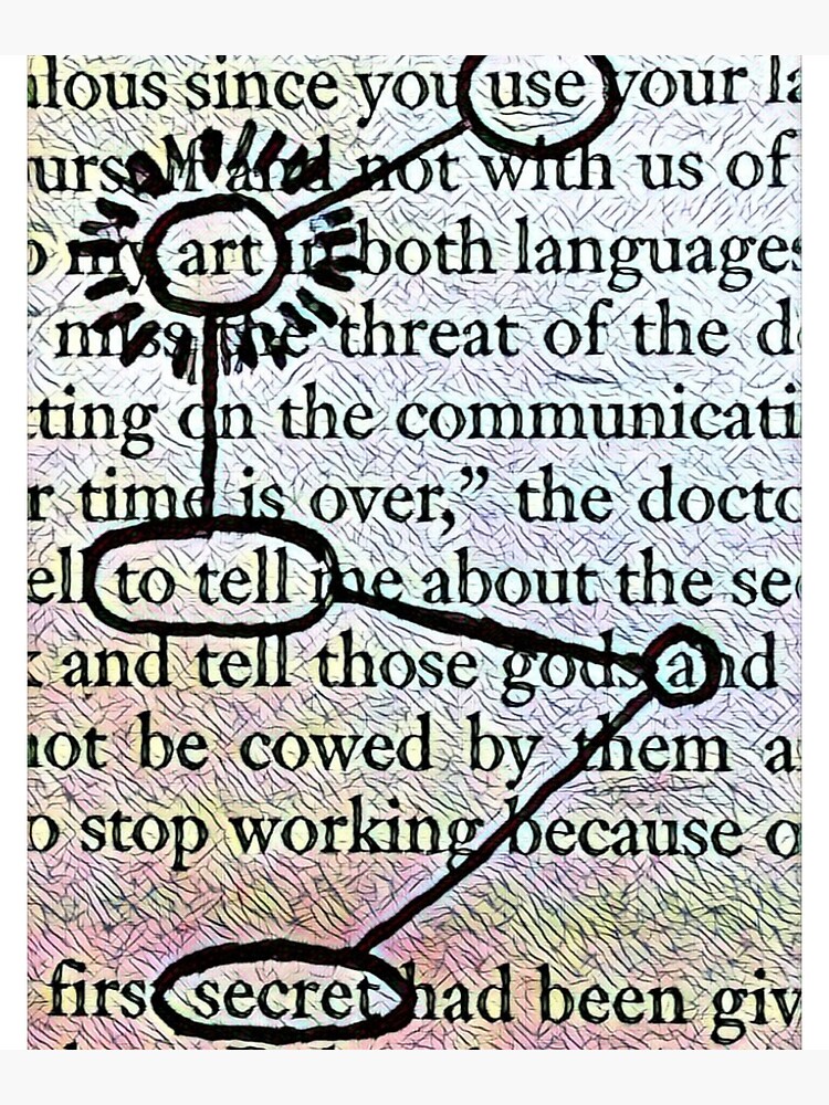 "Use art to tell a secret " Poster for Sale by MANARAM | Redbubble