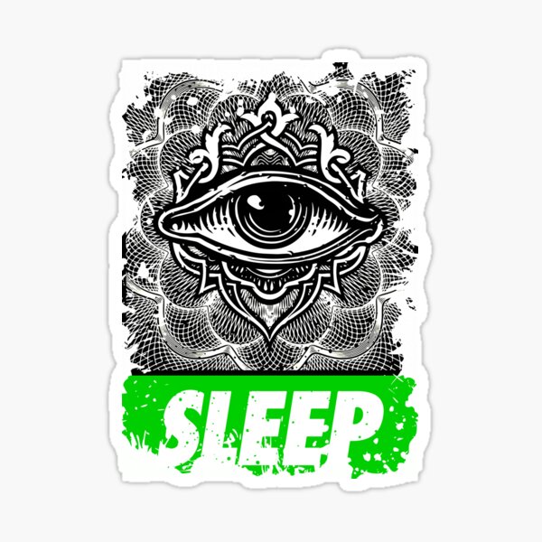 "Stoner Rock Band Sleep" Sticker by SihnoXOnhis | Redbubble