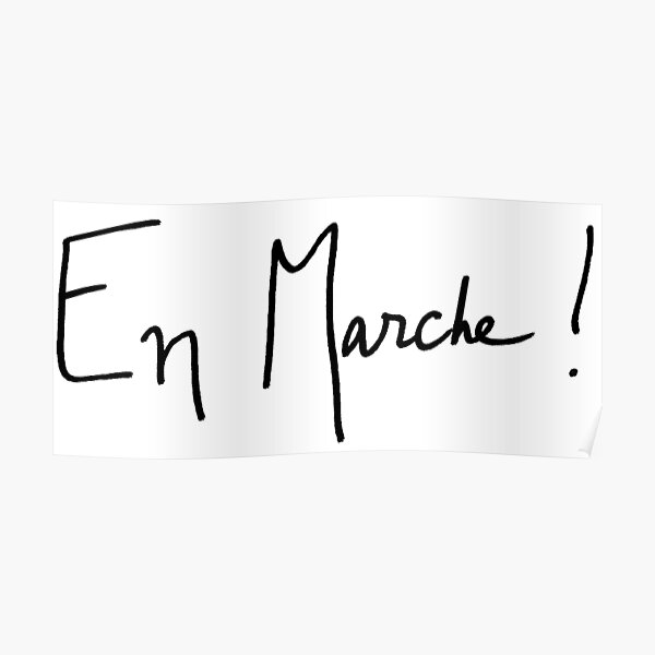 "En Marche! Logo" Poster by Quatrosales | Redbubble