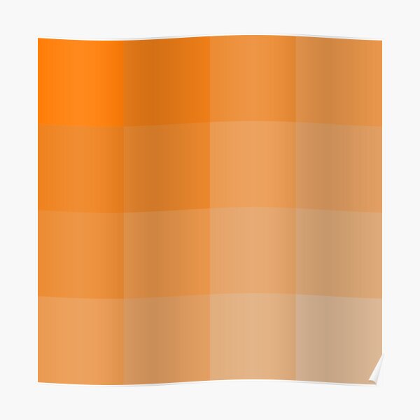 "Orange fade grid" Poster for Sale by Scottimus | Redbubble