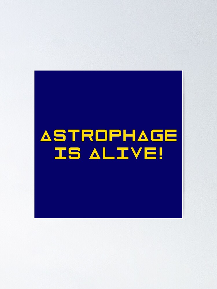 "Project Hail Mary - Astrophage Is Alive! (Yellow) | " Poster for Sale ...