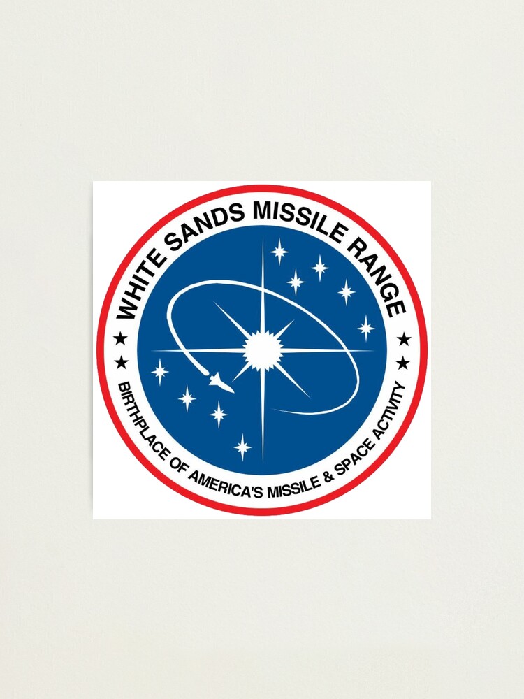 "White Sands Missile Range (WSMR) Logo" Photographic Print by ...