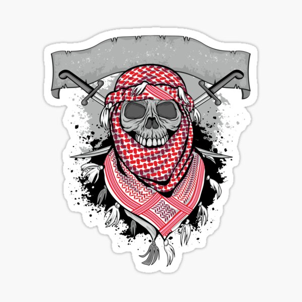 "arabic skull" Sticker for Sale by amid999 | Redbubble