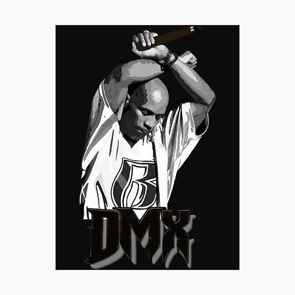 "DMX Rapper Digitale Kunst (Schwarz) Rip DMX (Ear Simmons) Klassiker ...