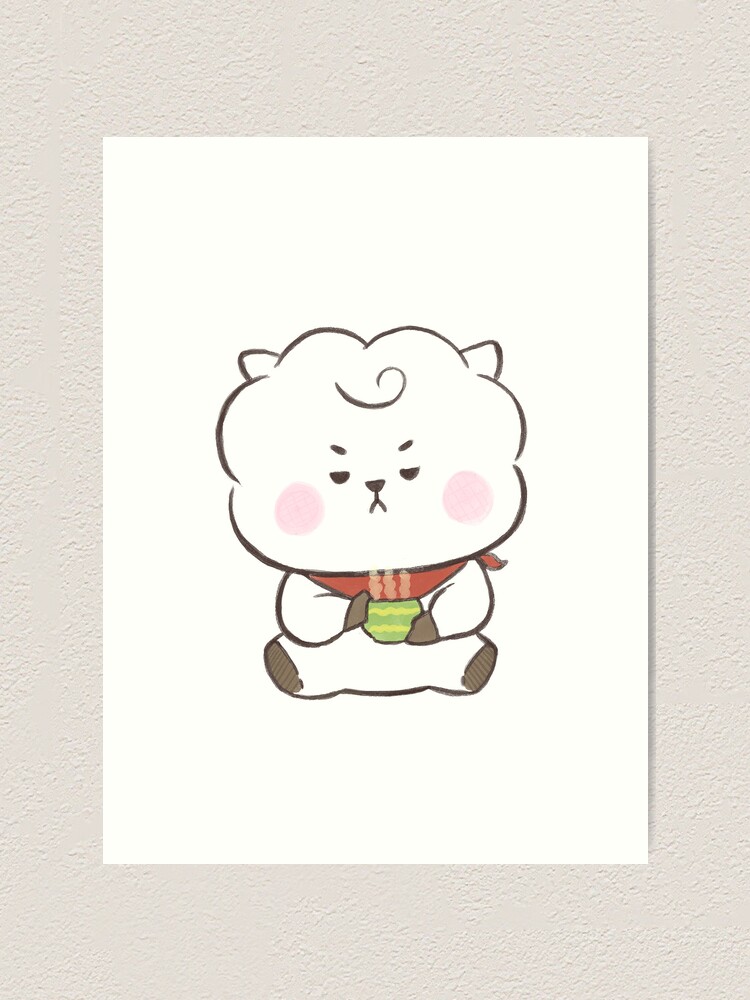 "Cute grumpy RJ" Art Print for Sale by ogatacat | Redbubble