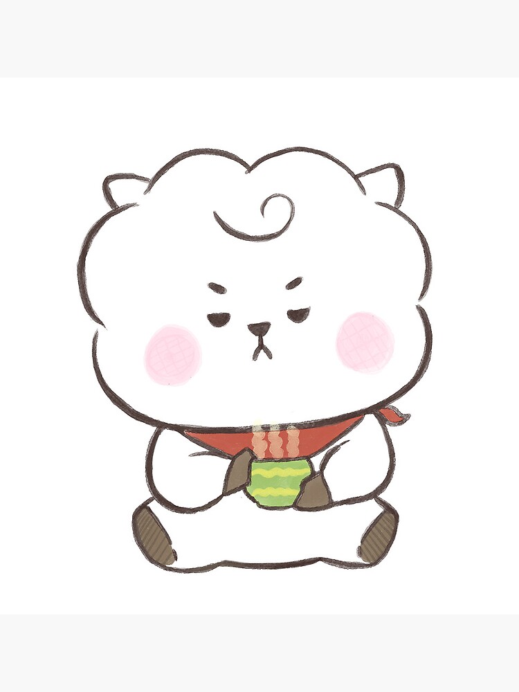 "Cute grumpy RJ" Art Print for Sale by ogatacat | Redbubble