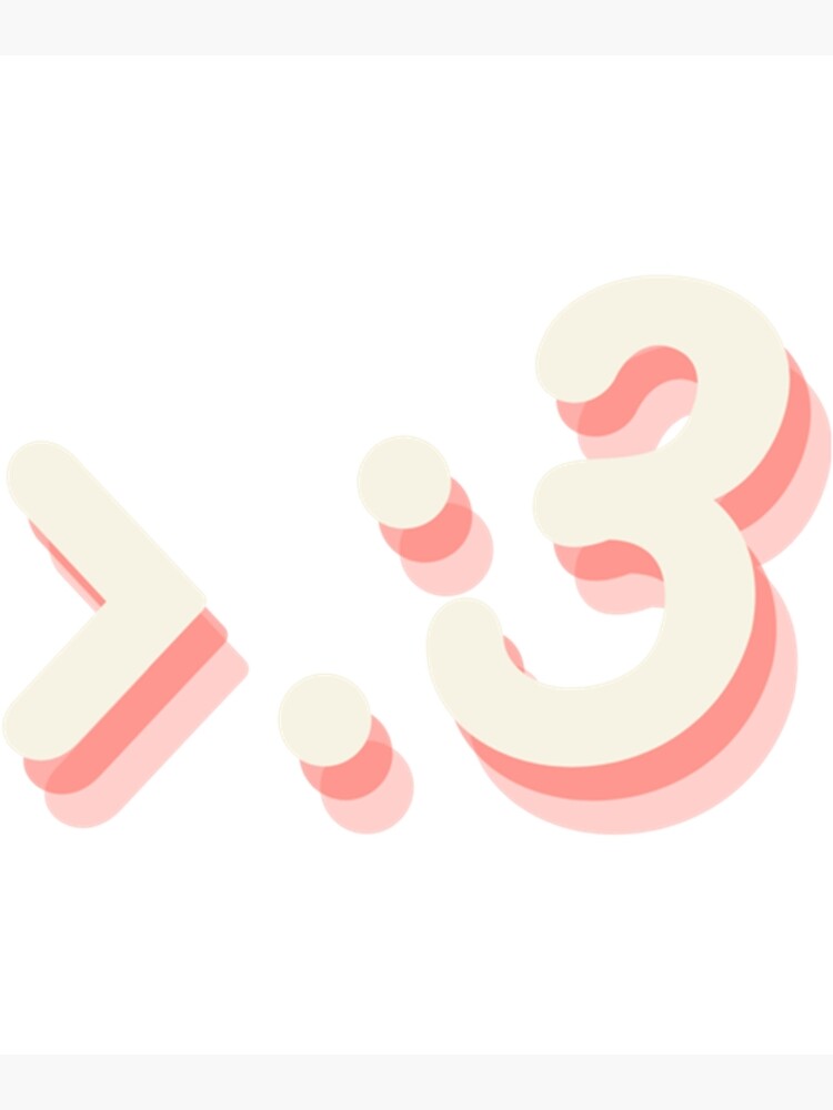 "peachy _gt_3 face emoticon - the colon series " Poster for Sale by ...