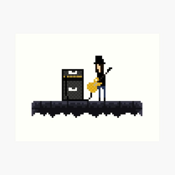 "Slash Pixel Art" Art Print for Sale by jicklusdarkling | Redbubble