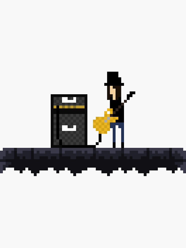 "Slash Pixel Art" Sticker by jicklusdarkling | Redbubble