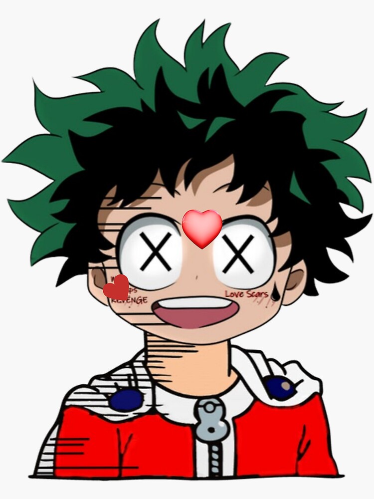 " Lil' Deku nice hero" Sticker by goolpixh | Redbubble